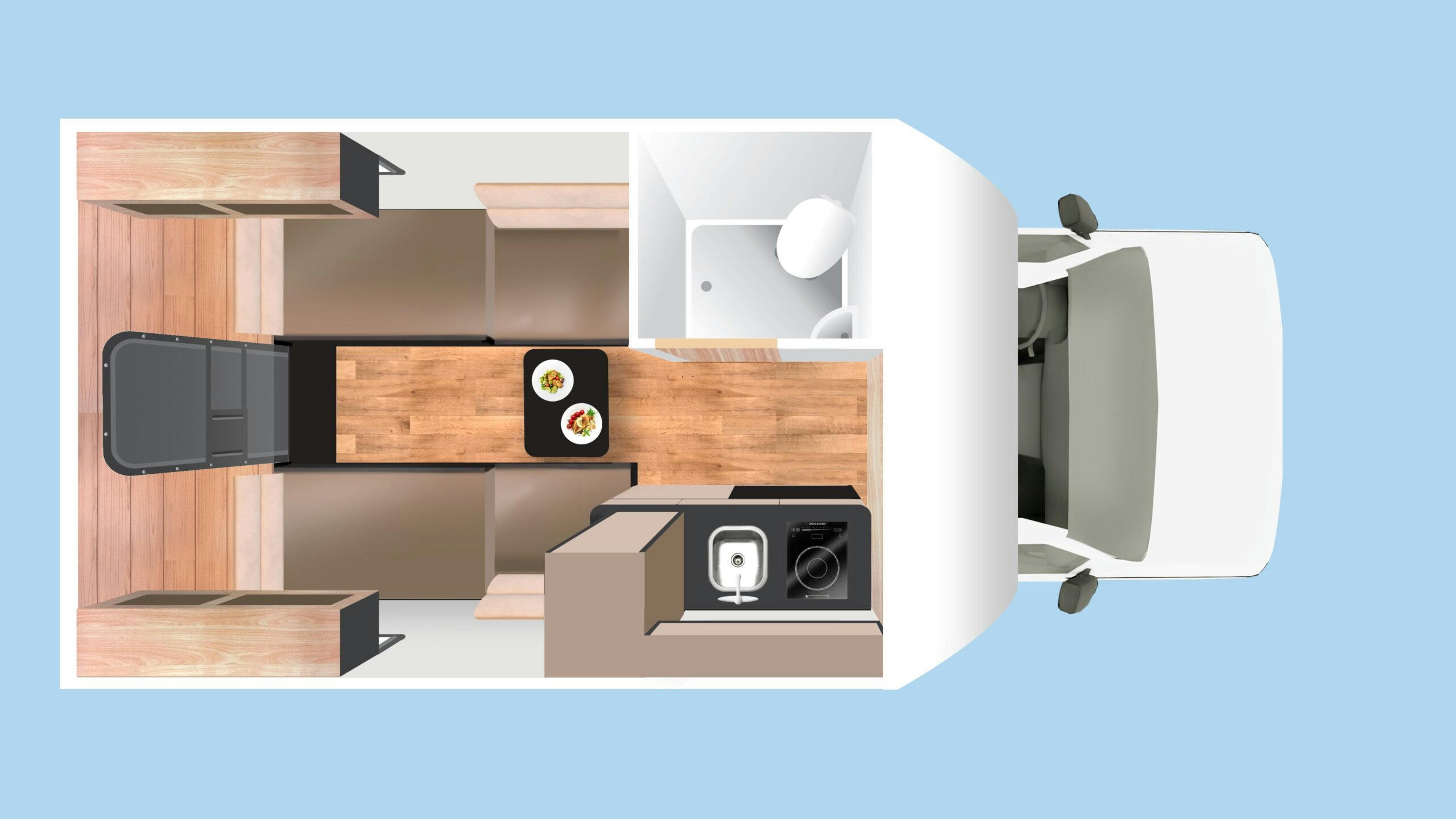 New Ultra Compact Motorhome for couples road-tripping the USA ...