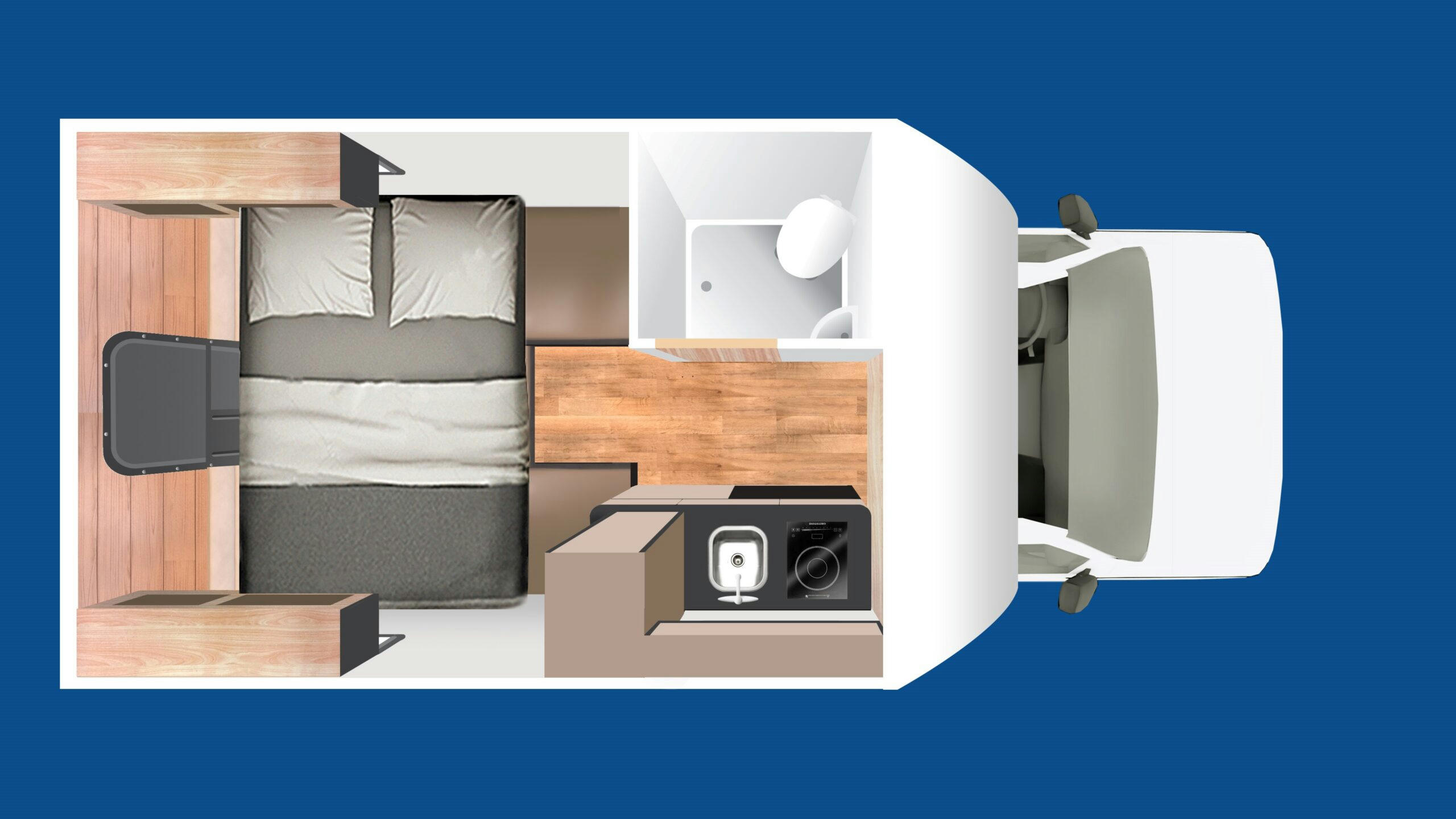New Ultra Compact Motorhome for couples road-tripping the USA ...